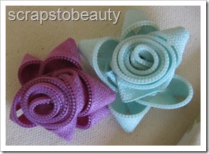 ~~~Scraps to Beauty by Zandra: Zipper Rose Tutorial